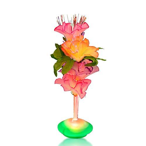 Fiber Optic LED Flower Centerpieces (Set of 12) Light Up Centerpieces ...